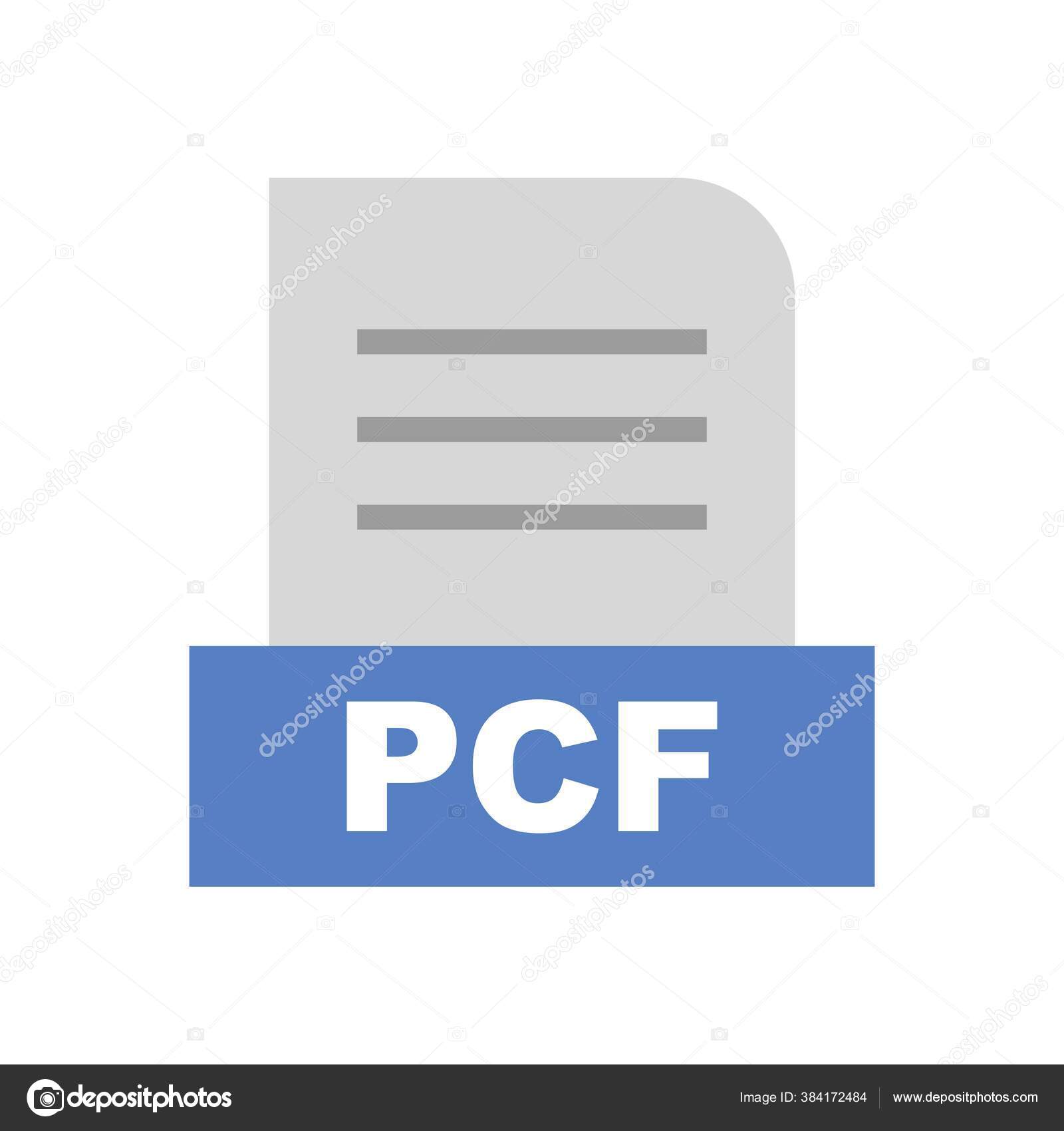 Pcf File Isolated Abstract Background — Stock Photo © Vectorvalley ...