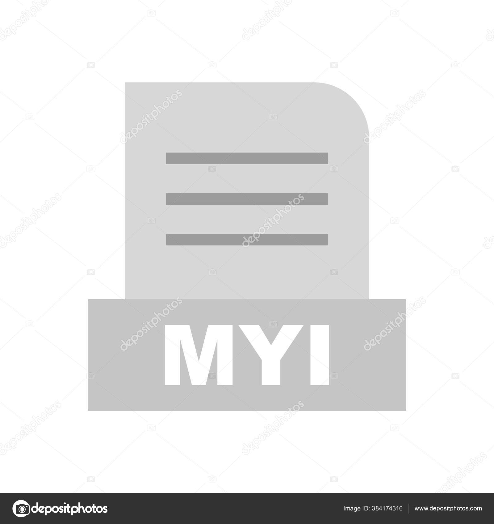 Myi File Isolated Abstract Background — Stock Photo © Vectorvalley ...