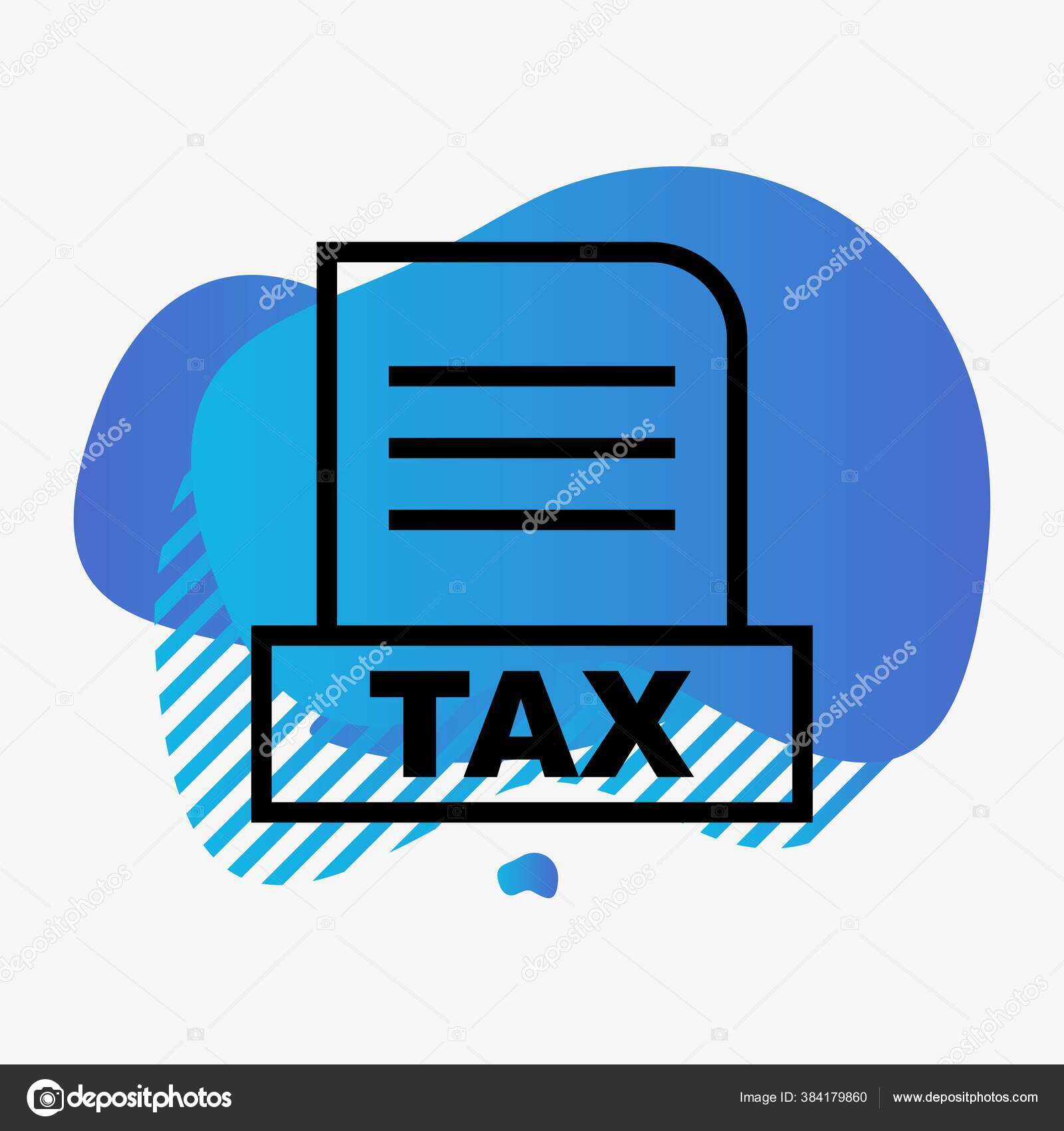 Tax File Isolated Abstract Background — Stock Photo © Vectorvalley ...