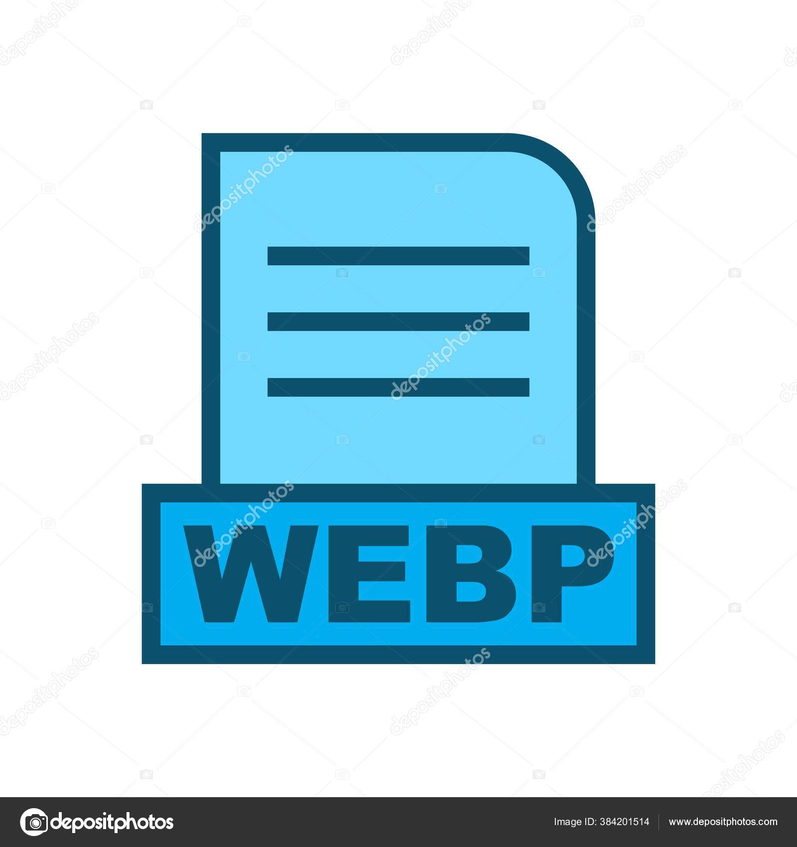 Webp File Isolated Abstract Background Stock Photo by ©Vectorvalley ...