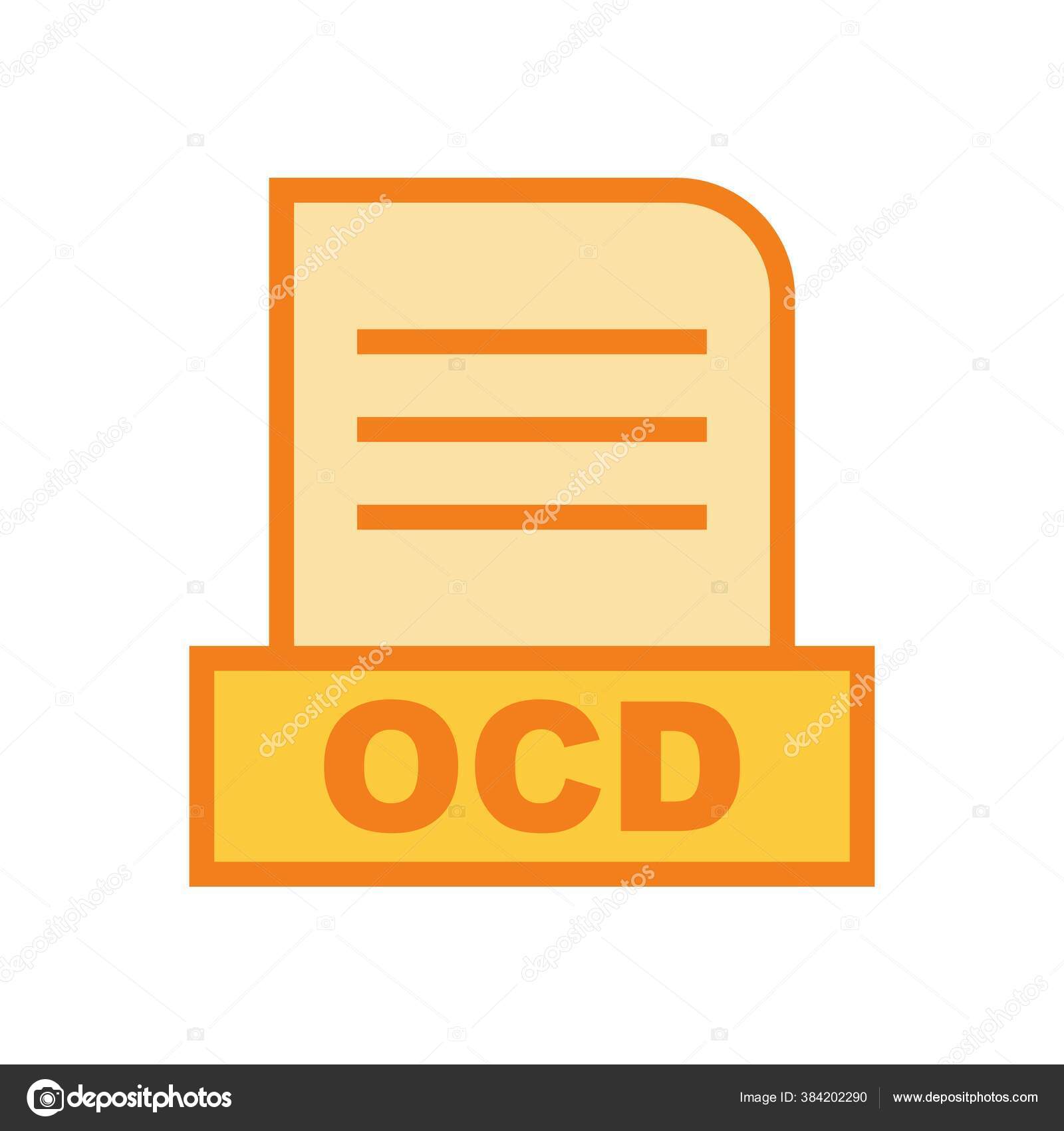 Ocd File Isolated Abstract Background Stock Photo by ©Vectorvalley ...