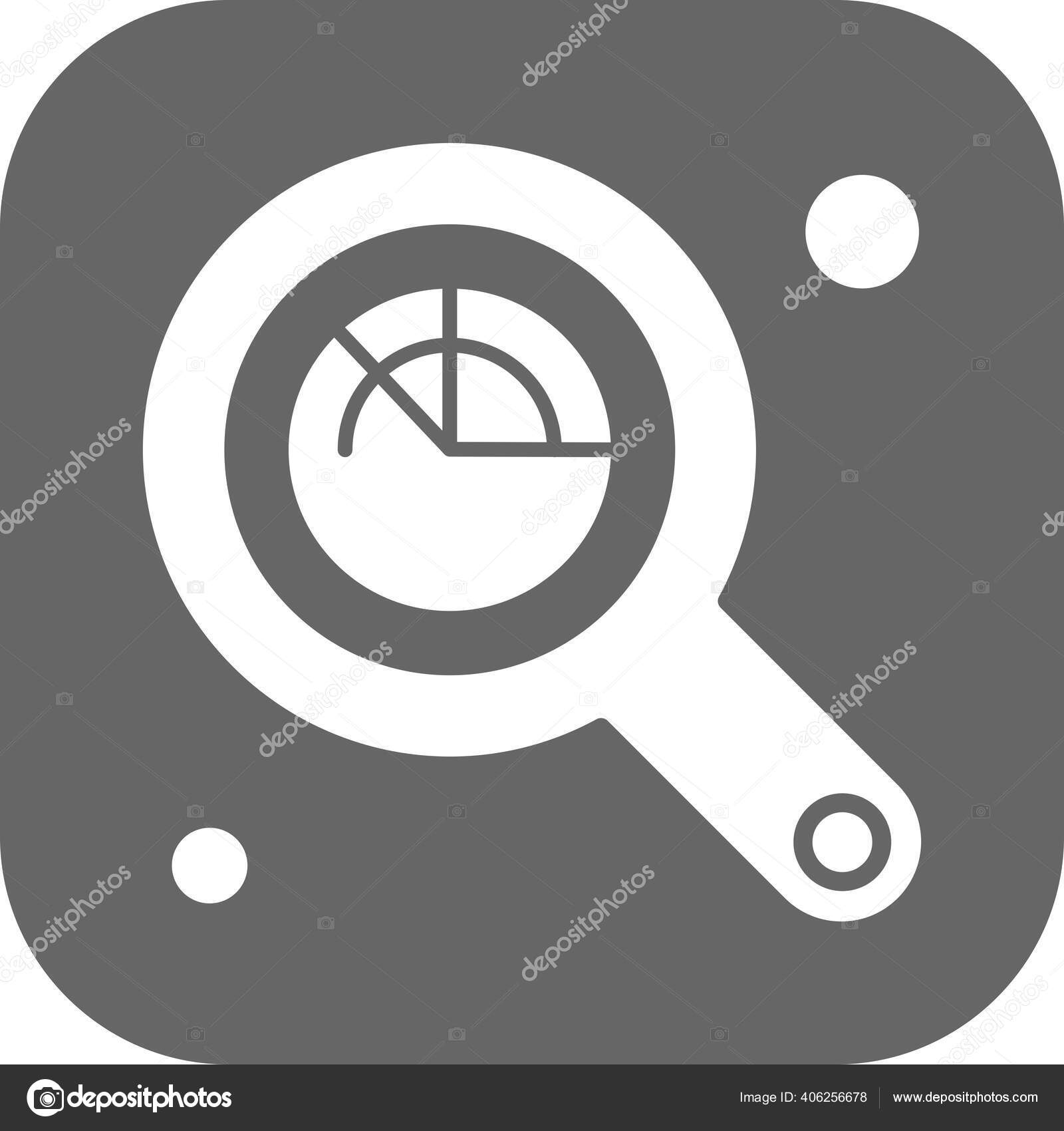 Vector Lupa Ico Vector de stock #406256678 de ©Vectorvalley