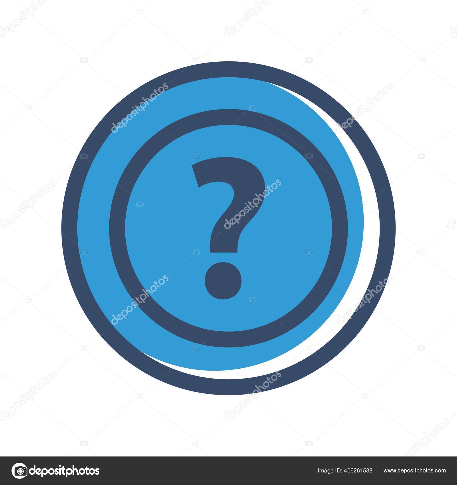 Vector Signo Interrogación Icono Vector de stock #406261588 de ...