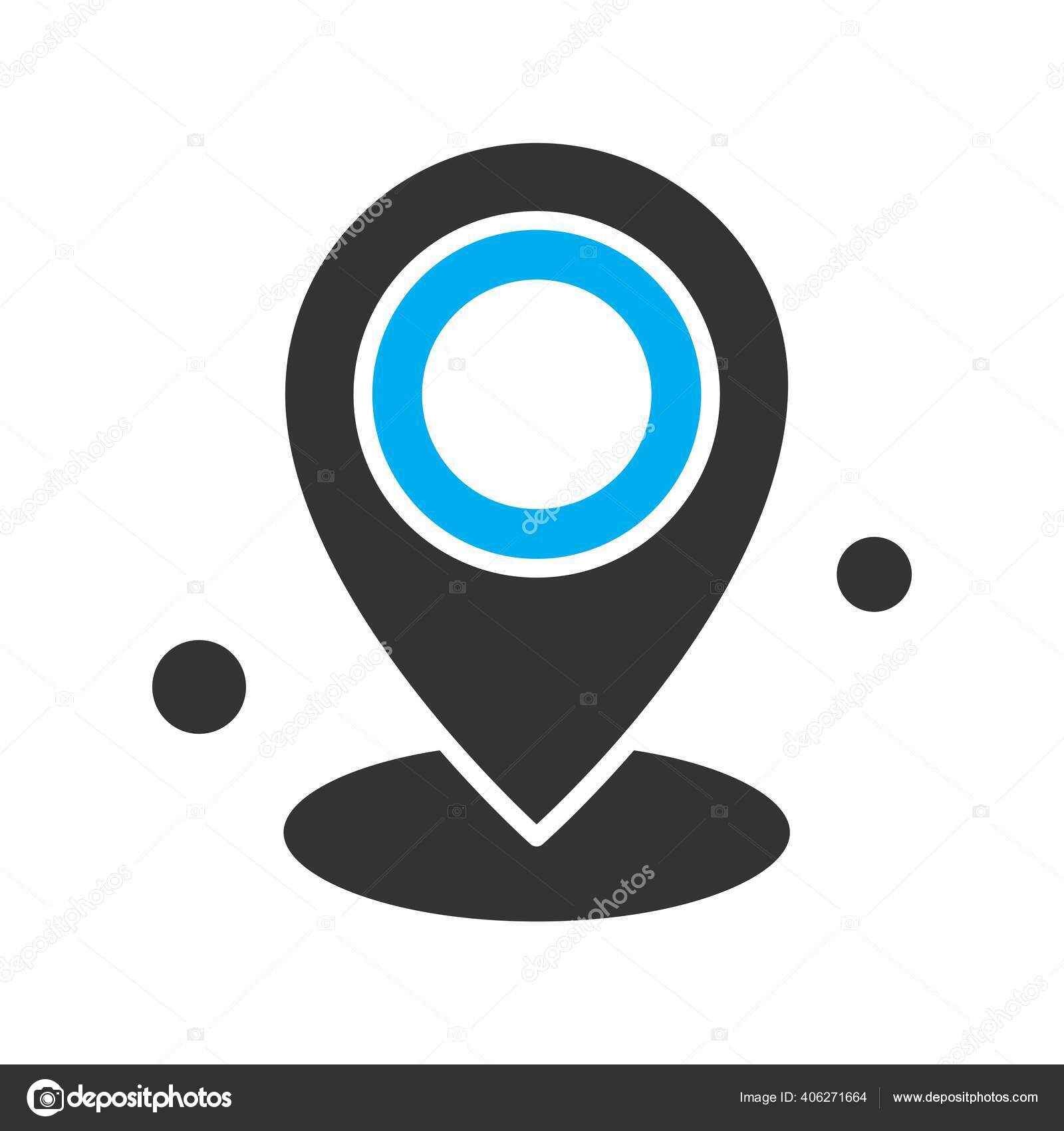 Vector Location Icon Illustration Stock Vector by ©Vectorvalley 406271664