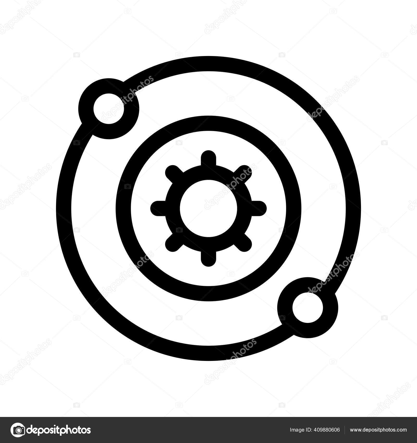 Vector Illustration Space Icon Stock Vector by ©Vectorvalley 409880606
