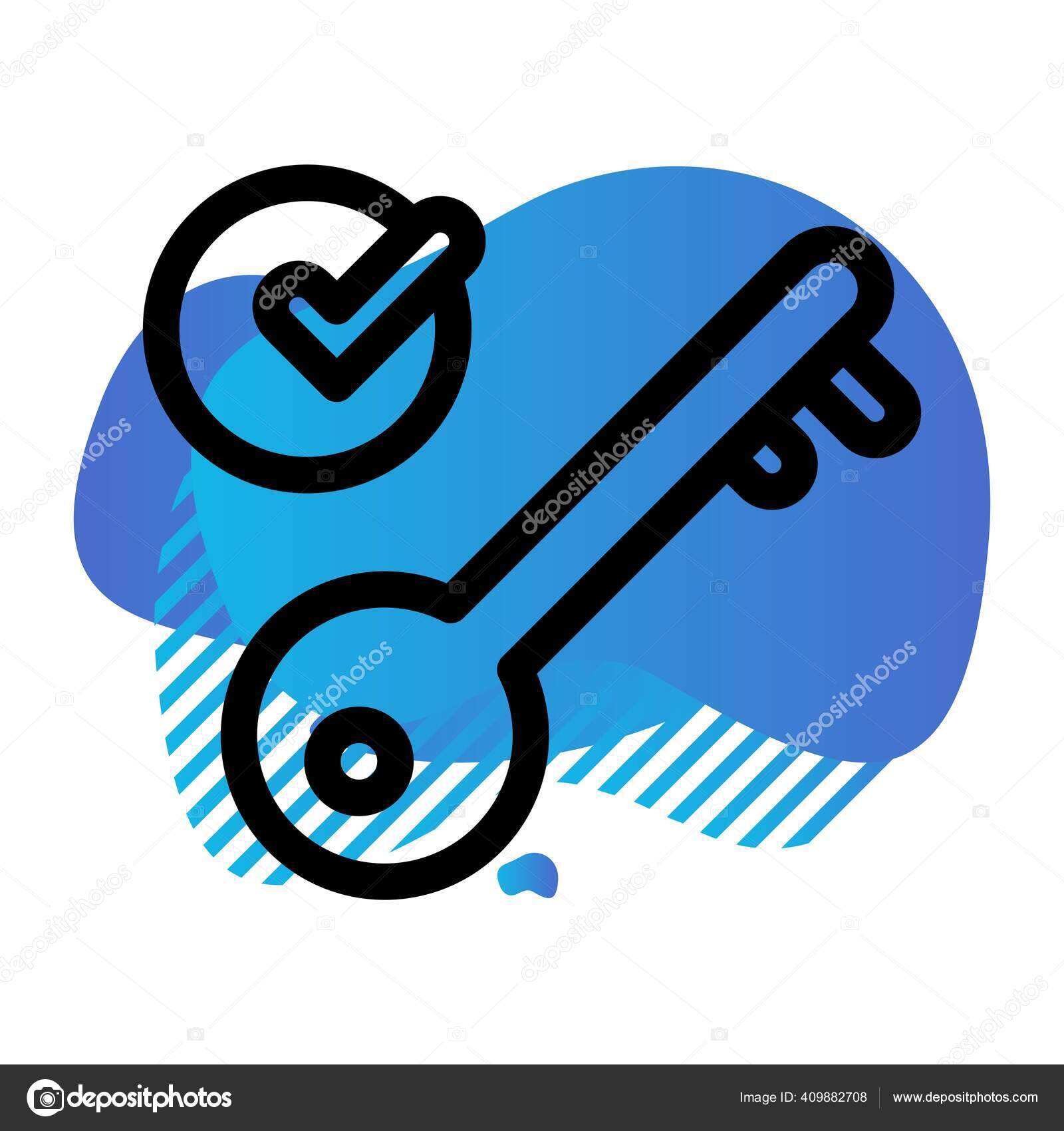 Vector Illustration Key Icon Stock Vector by ©Vectorvalley 409882708