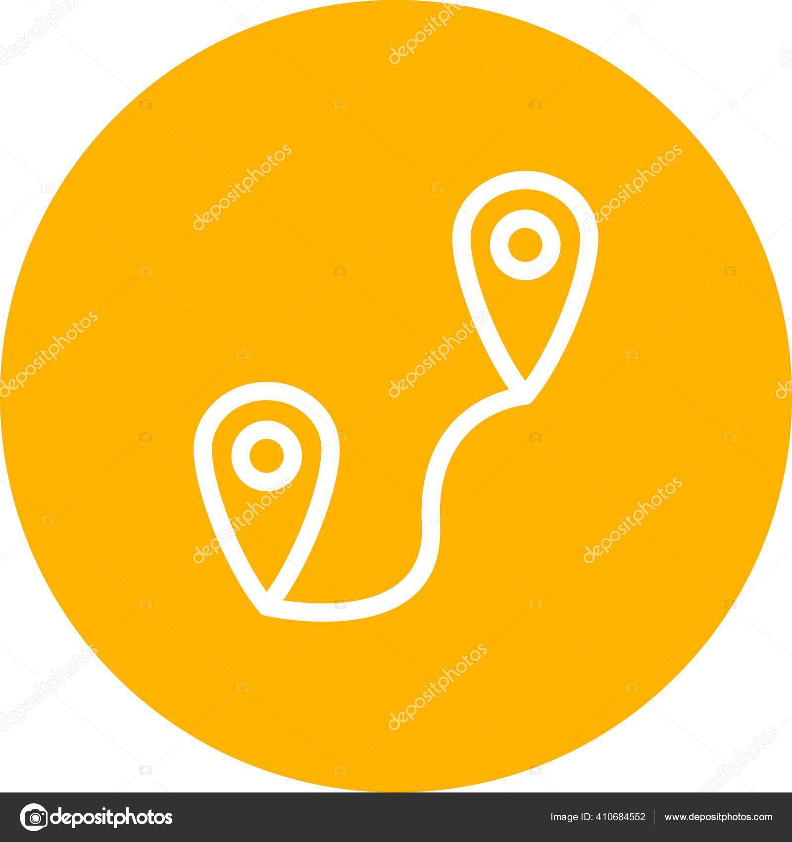 Icono Ruta Vectorial Símbolo Vector de stock #410684552 de ©Vectorvalley