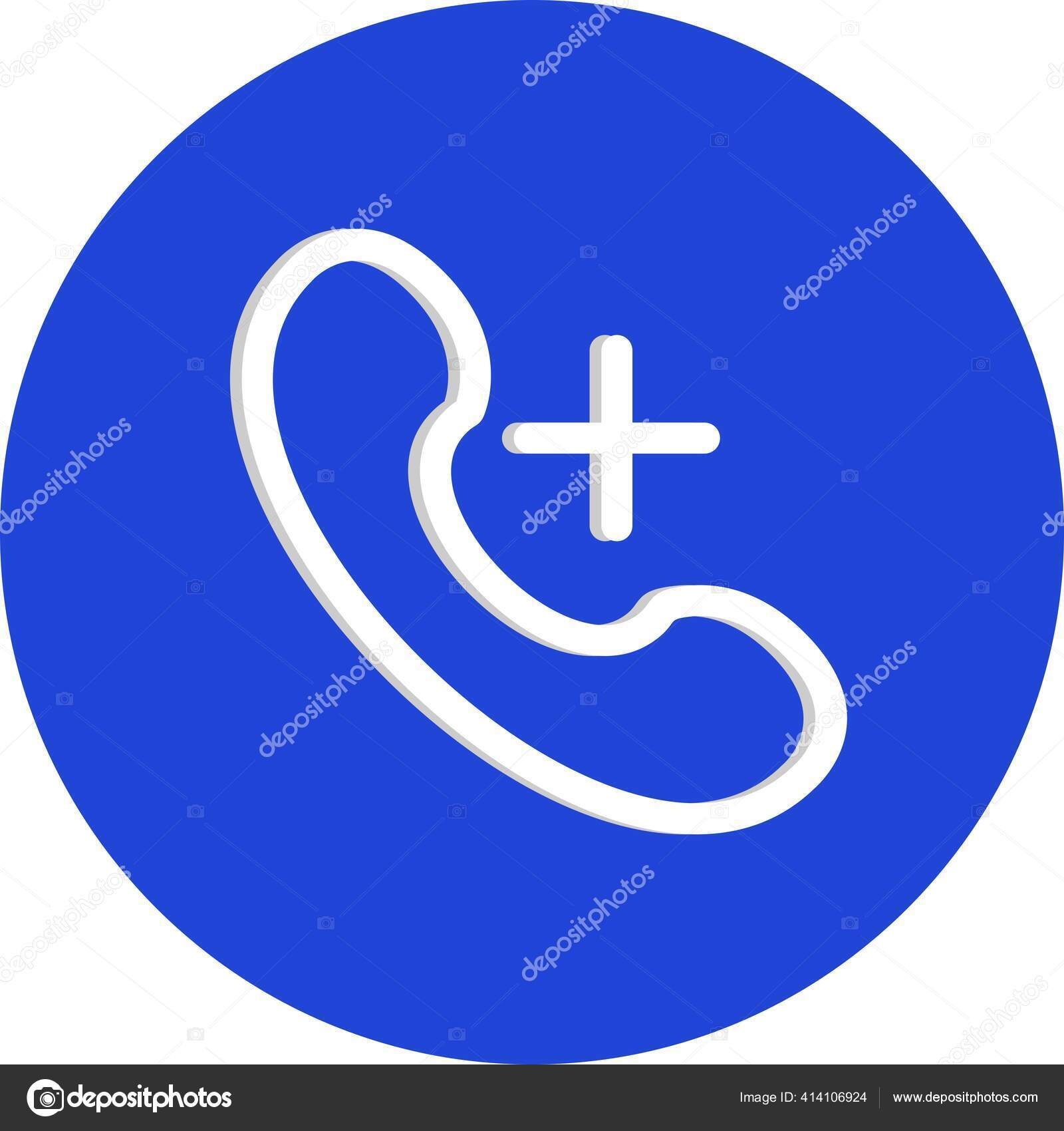 Vector Add Call Icon Stock Vector by ©Vectorvalley 414106924