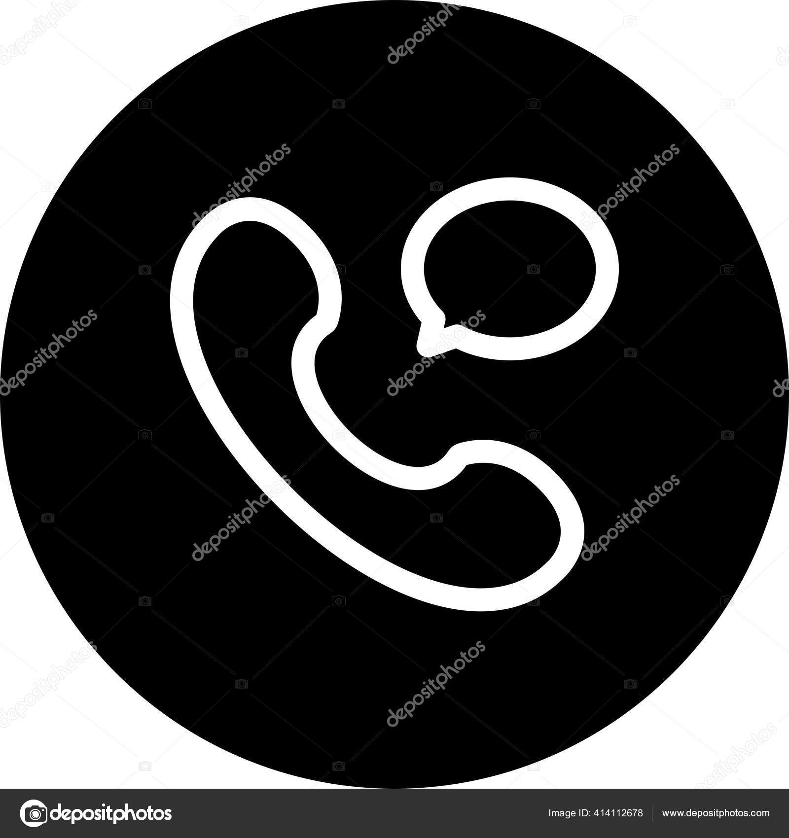 Vector Call Chat Icon Stock Vector Image by ©Vectorvalley #414112678