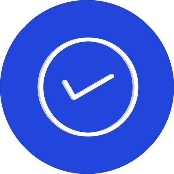 Vector Check Mark Icon Valid Symbol Stock Vector by ©Vectorvalley 414111350