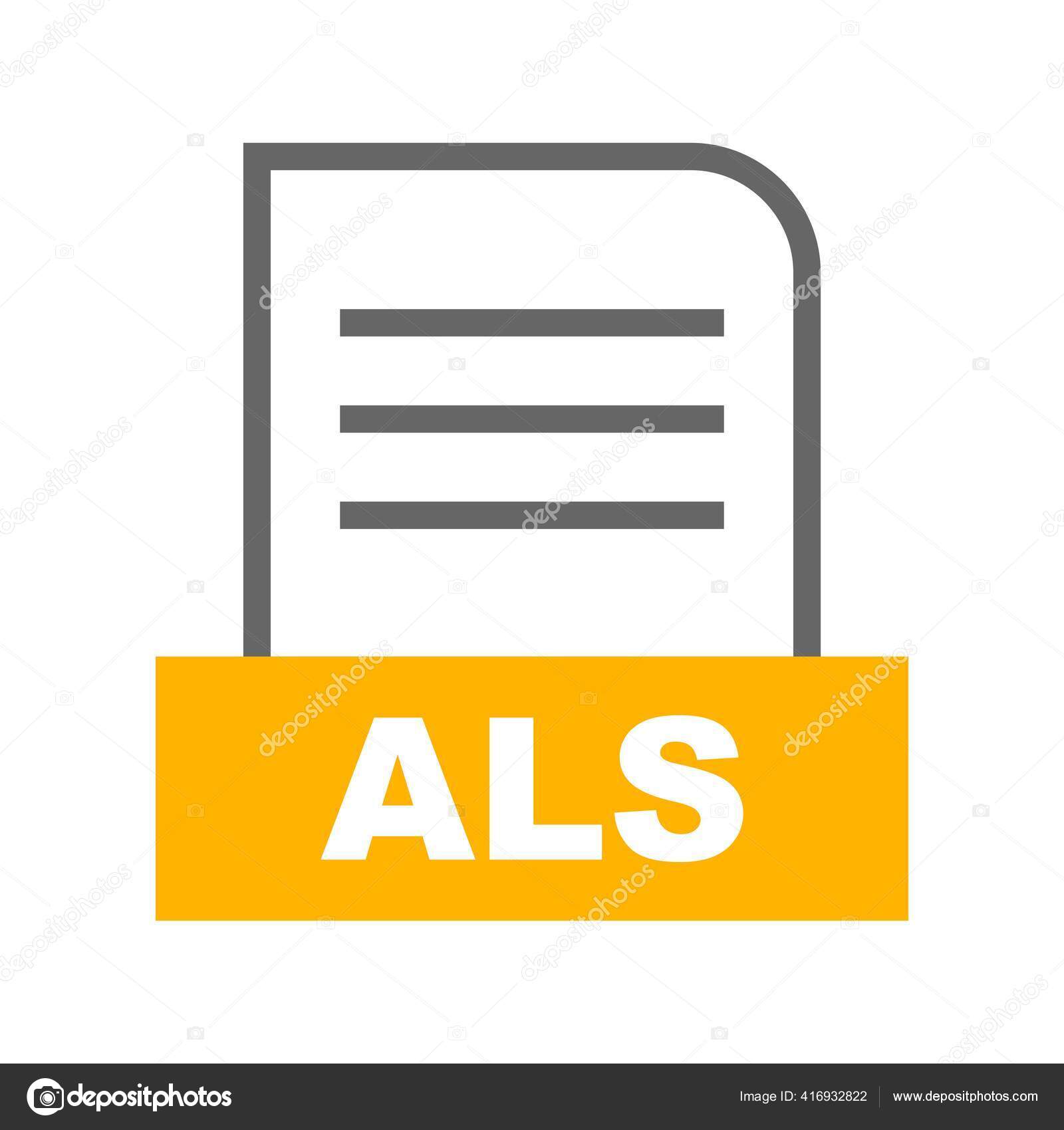 Vector Als File Icon Stock Vector by ©Vectorvalley 416932822