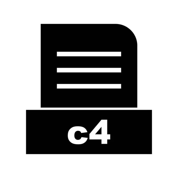 C4 file icon Vector Art Stock Images | Depositphotos