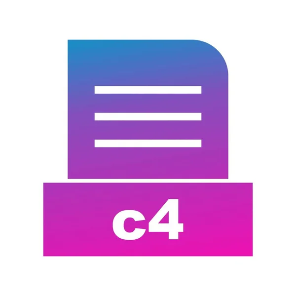C4 file icon Vector Art Stock Images | Depositphotos