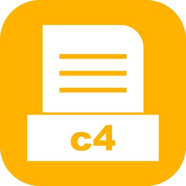 C4 file icon Vector Art Stock Images | Depositphotos