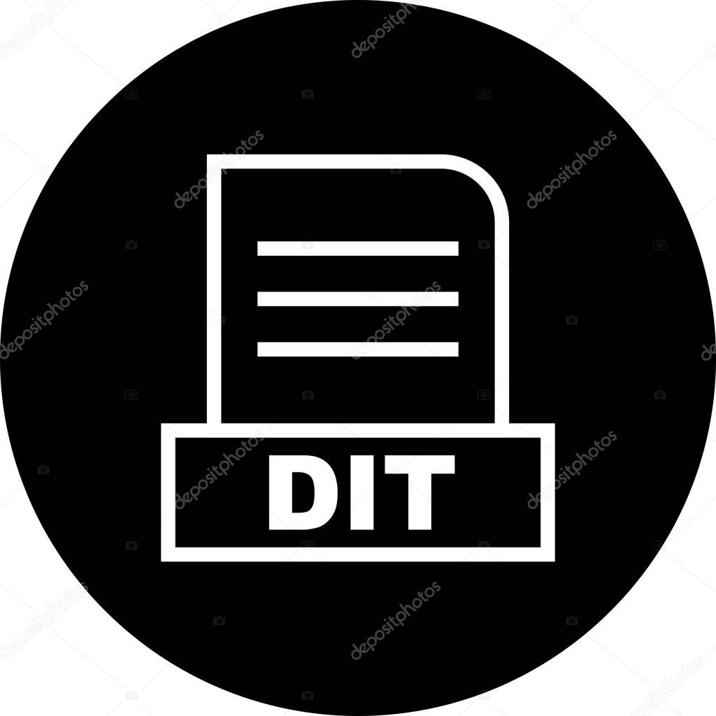 Dit Formato Archivo Vector Vector de stock por ©Vectorvalley 416961314