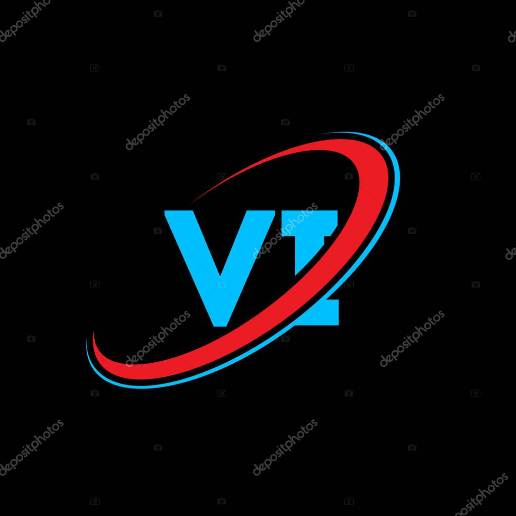 Diseño del logotipo de la letra VI V I. Letra inicial VI círculo ...