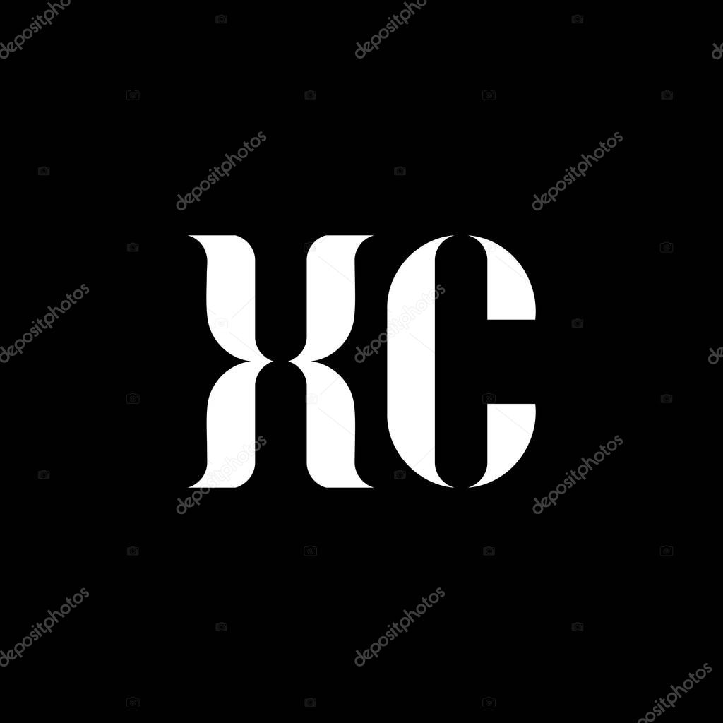 Diseño Del Logotipo De La Letra Xc X C Letra Inicial Xc Círculo