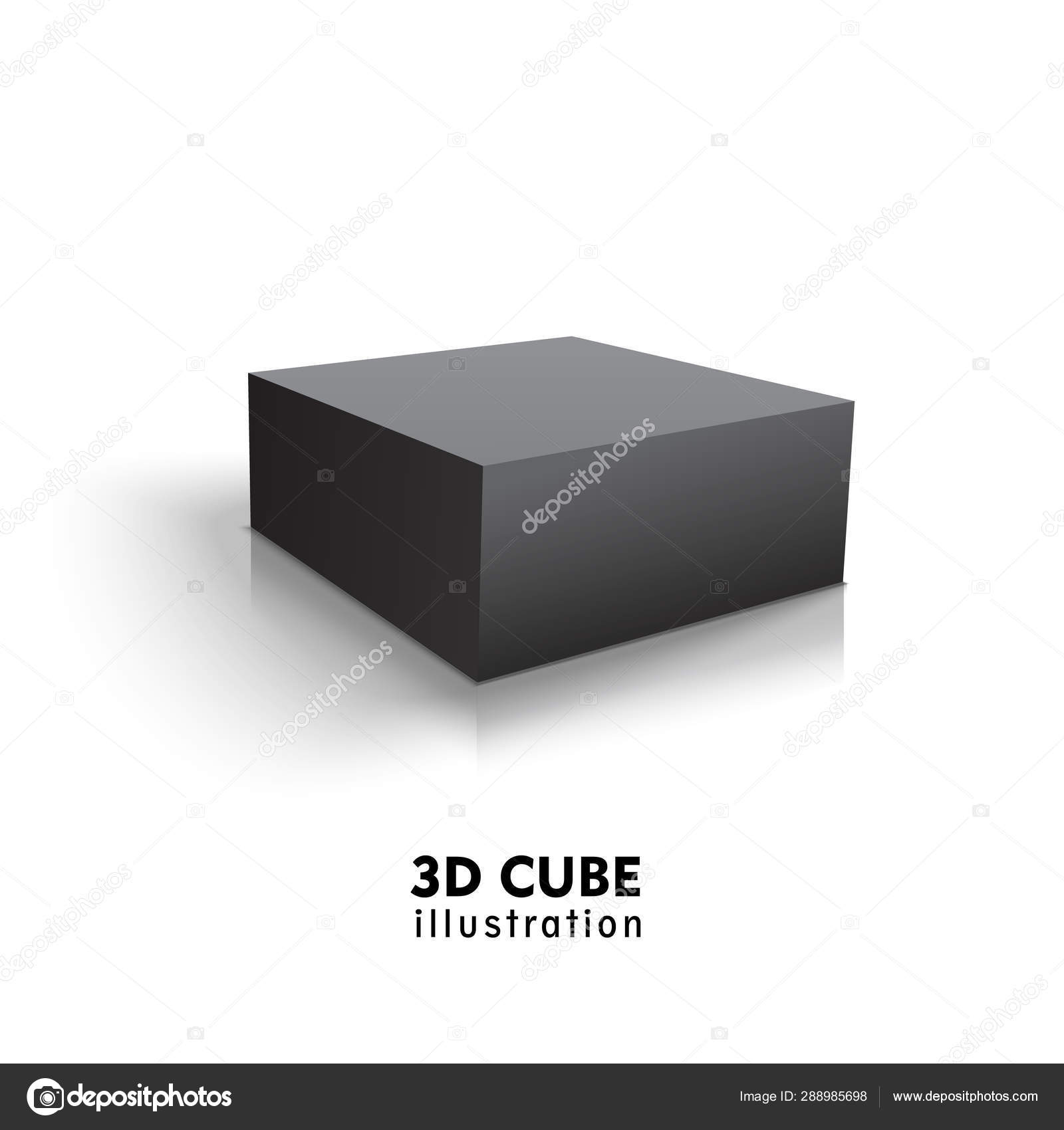 Box black icon. Template for your design. Vector illustration. Stock ...