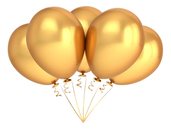 Gold balloon Stock Photos, Royalty Free Gold balloon Images | Depositphotos