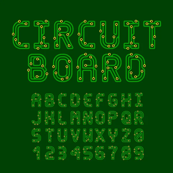100,000 Circuit font Vector Images | Depositphotos