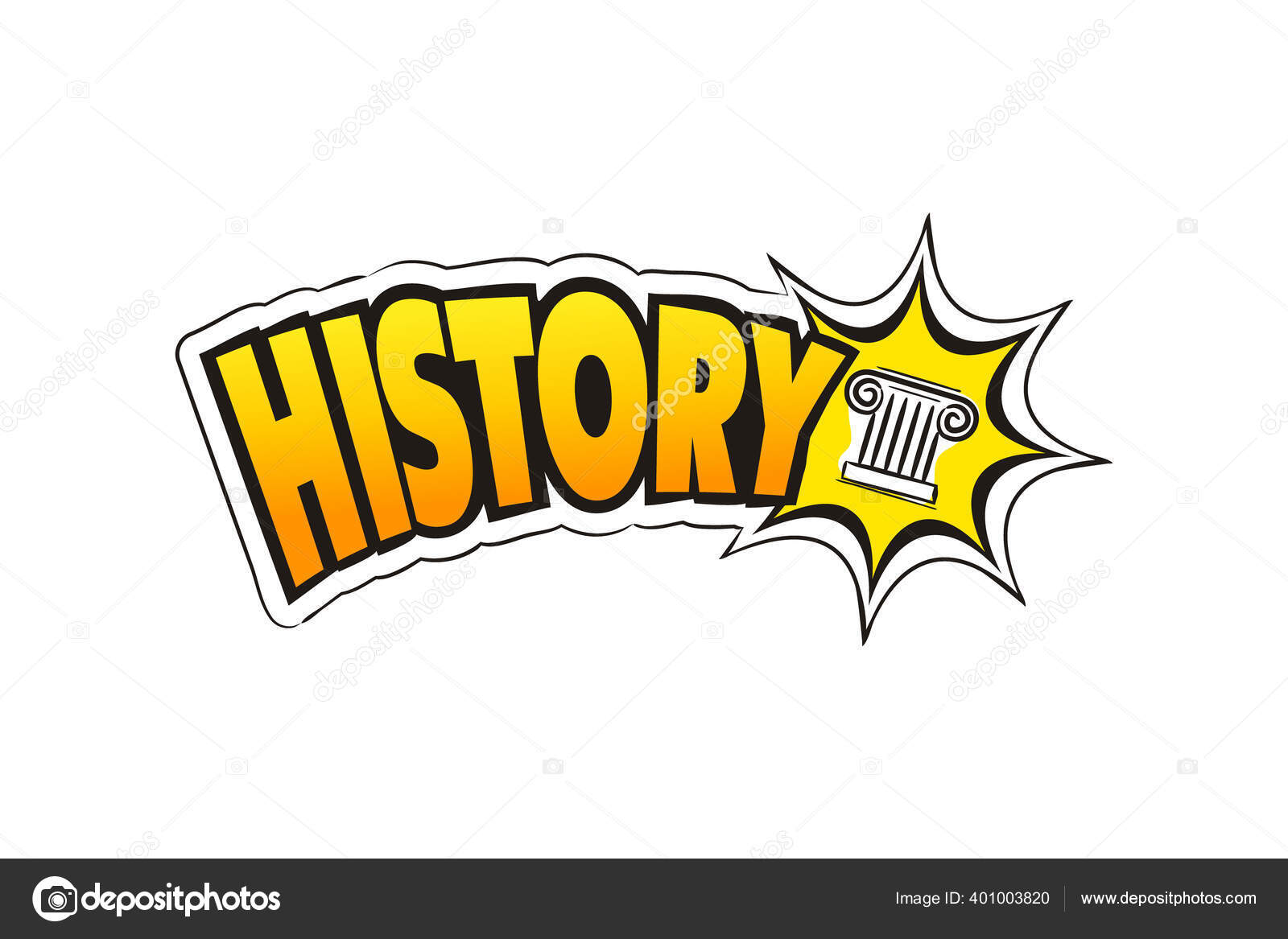 Image vectorielle Logo Pour Matière L'école D'histoire Icône Dessinée ...