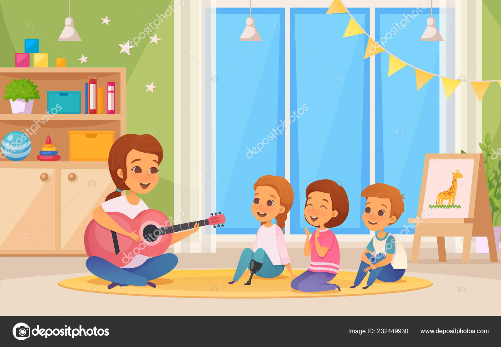 Inclusion Inclusive Education Composition Stock Vector Image by ...