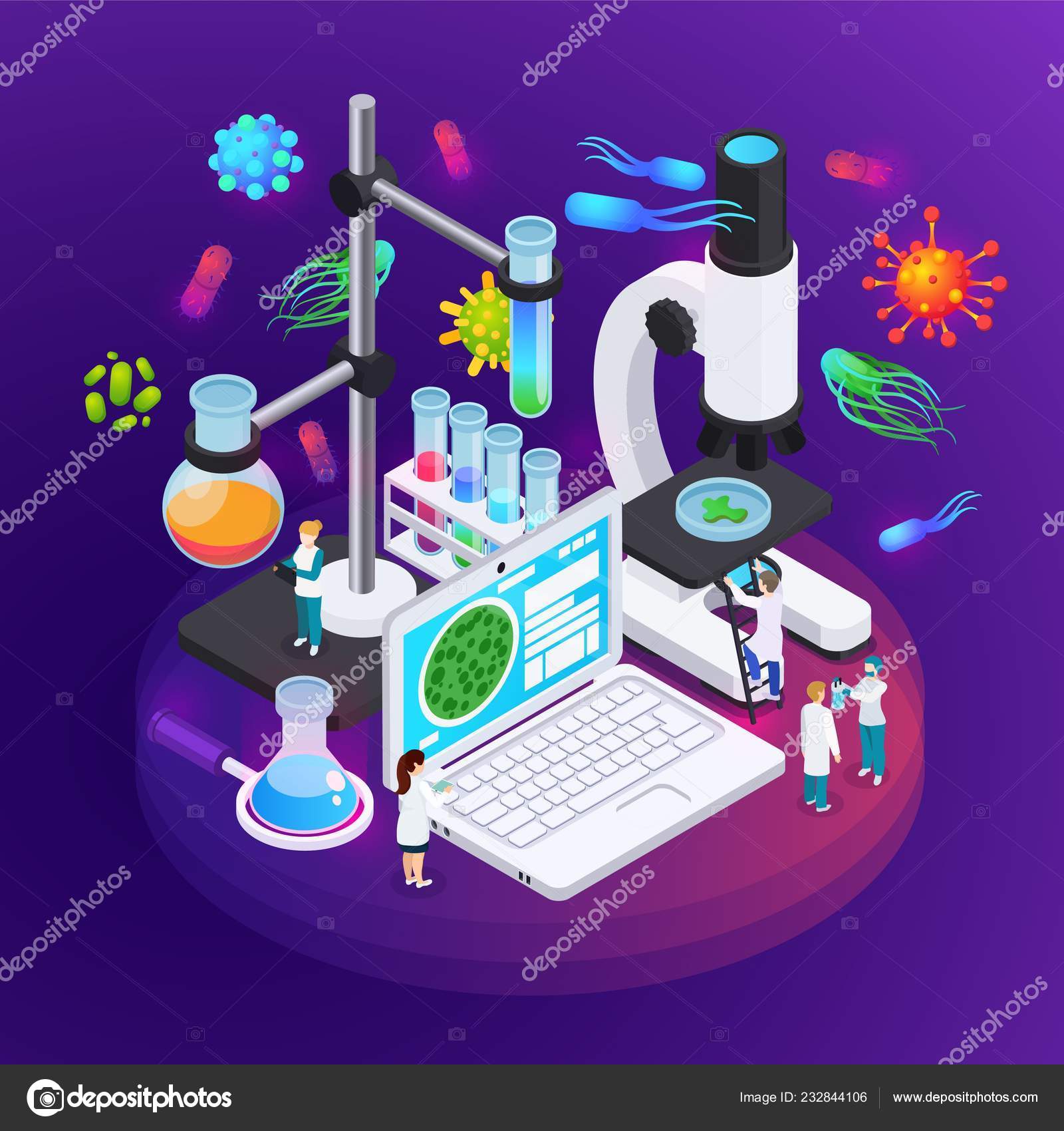Microbiology Lab Cartoon