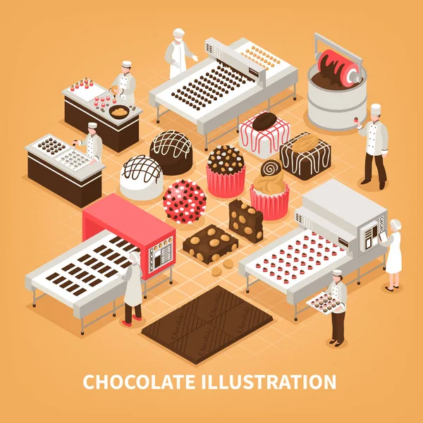 Chocolate factory Vector Art Stock Images | Depositphotos
