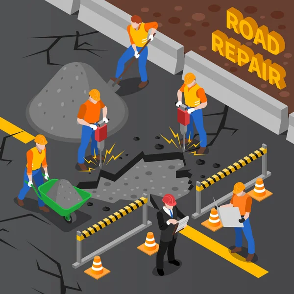 100,000 Road repair Vector Images | Depositphotos