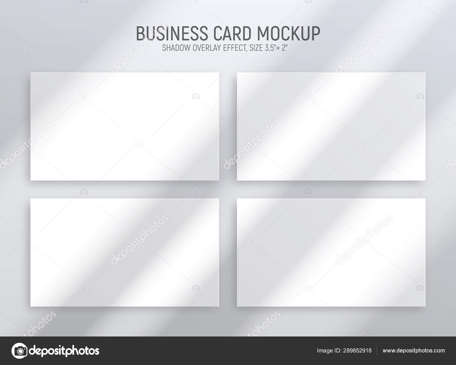 Horizontal Business Cards Set Stock Vector by ©macrovector 289852918