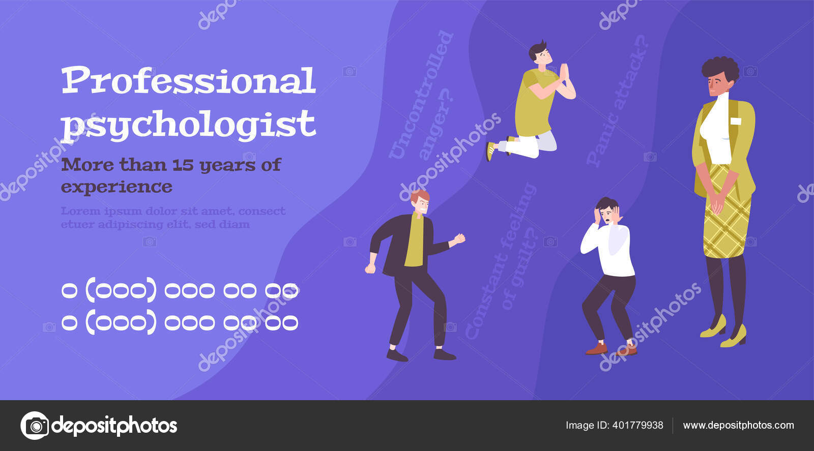 Mental Health Flat Banner Stock Vector by ©macrovector 401779938 Mental Health Flat Banner Stock Vector by ©macrovector 401779938