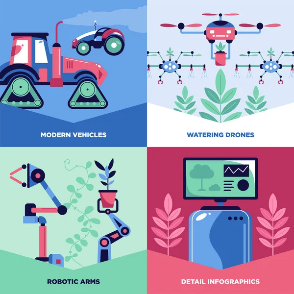 Smart Farm Design Concept Stock Vector by ©macrovector 377564008