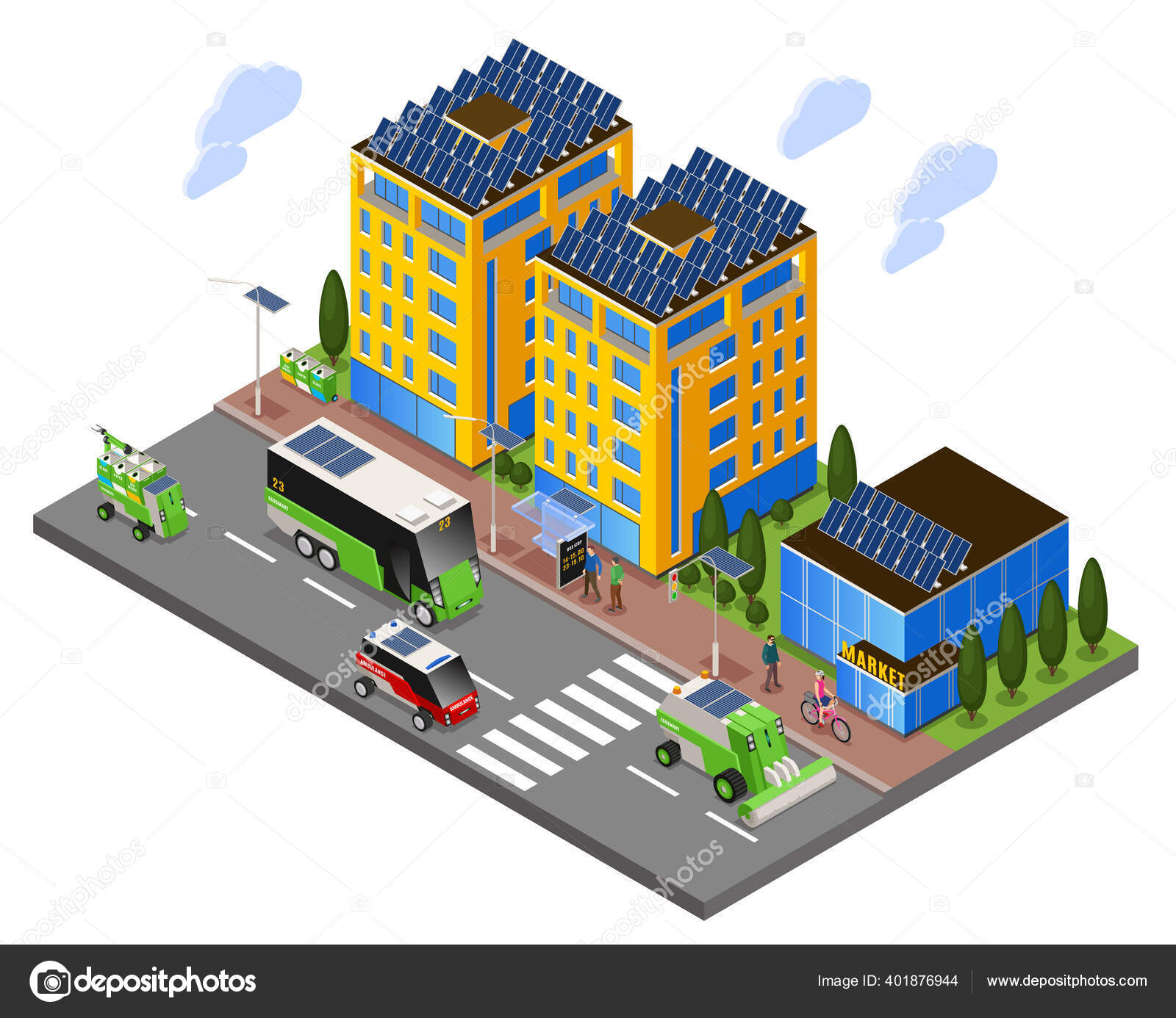 City Block Vector