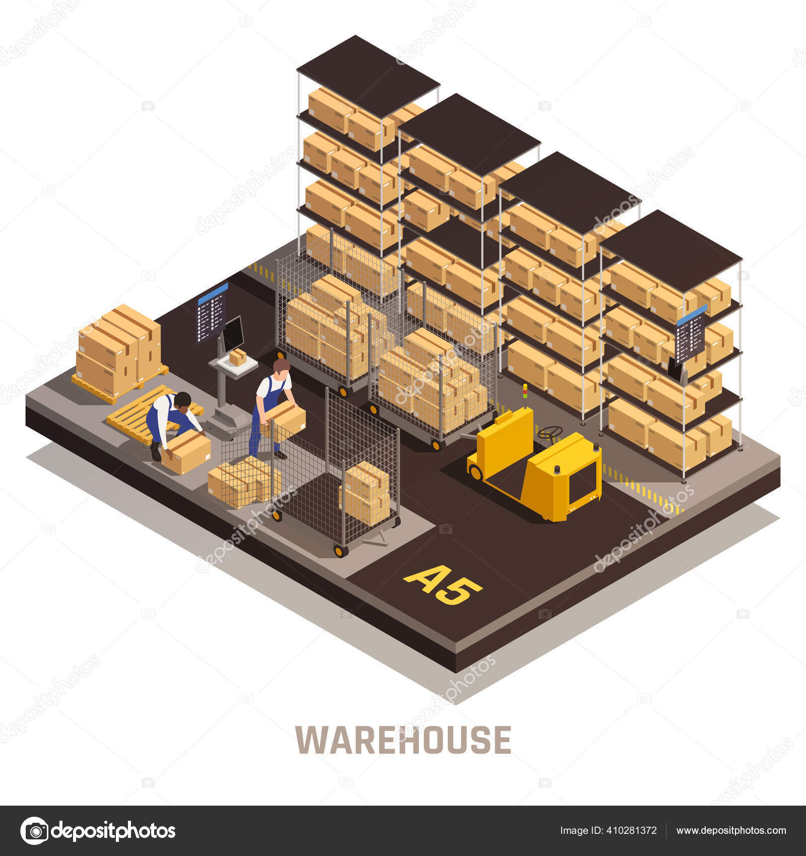 Warehouse Illustration