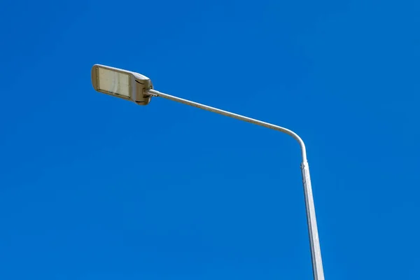 Street Lantern Sky Background Modern Street Led Lighting Pole Copy ...