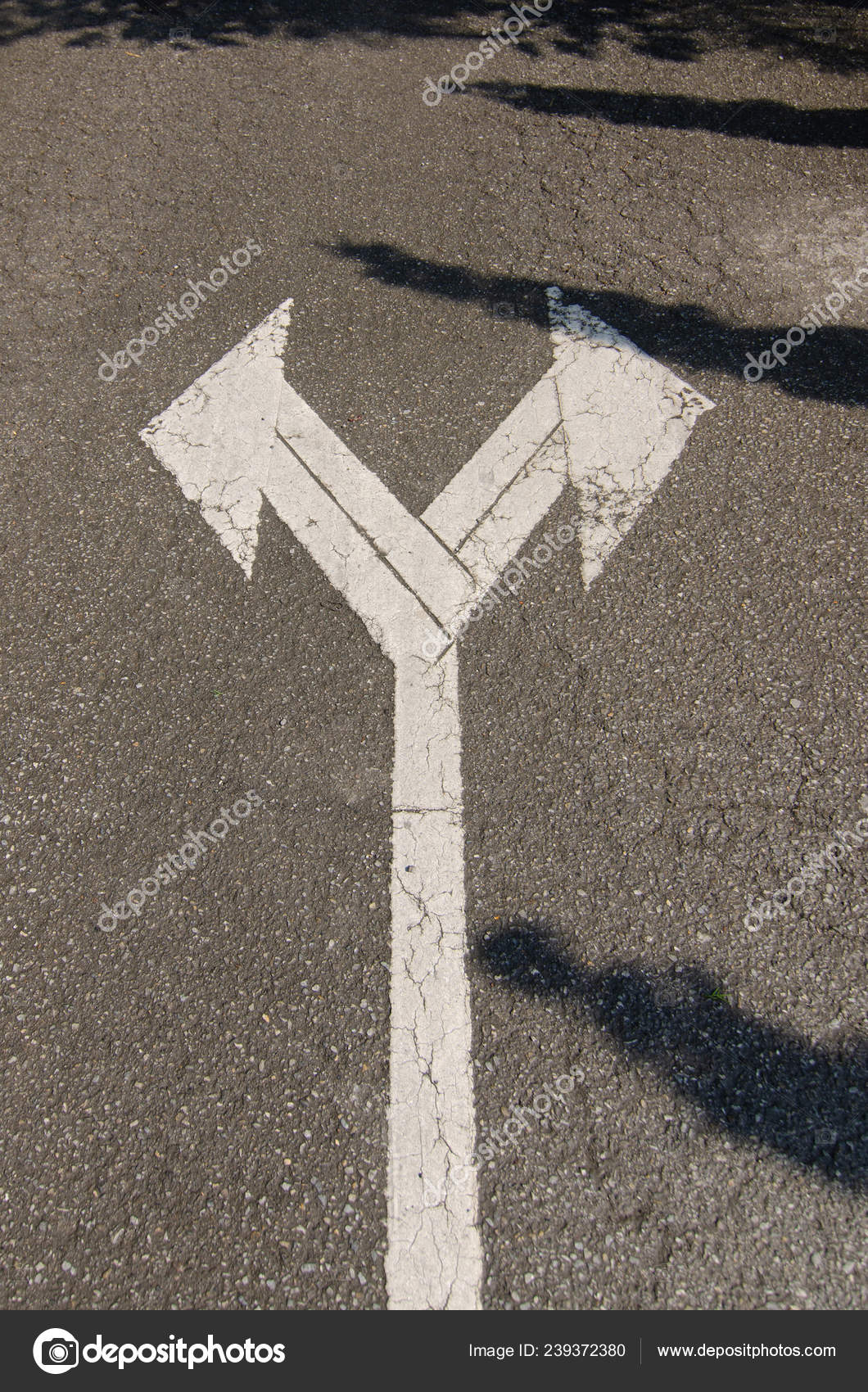 Two Way Arrow Road — Stock Photo © phkeng #239372380