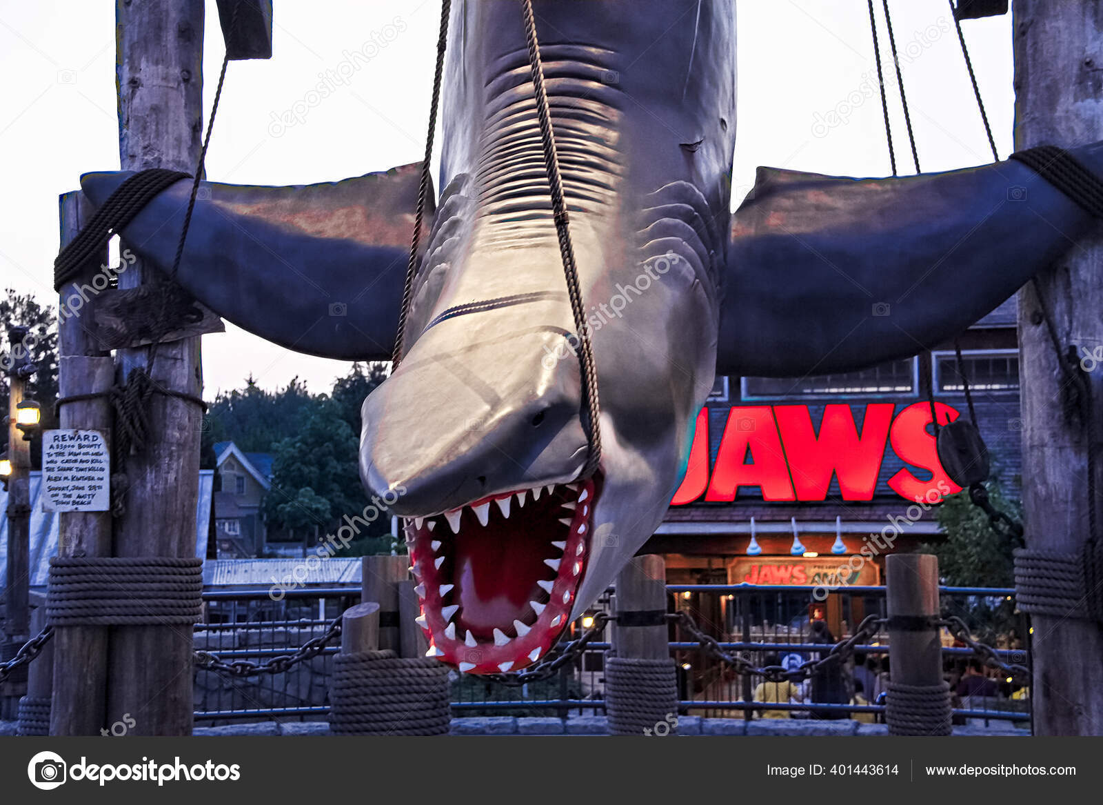 Osaka Japan Aug 2020 Photo Hanging Jaws One Most Famous — Stock ...