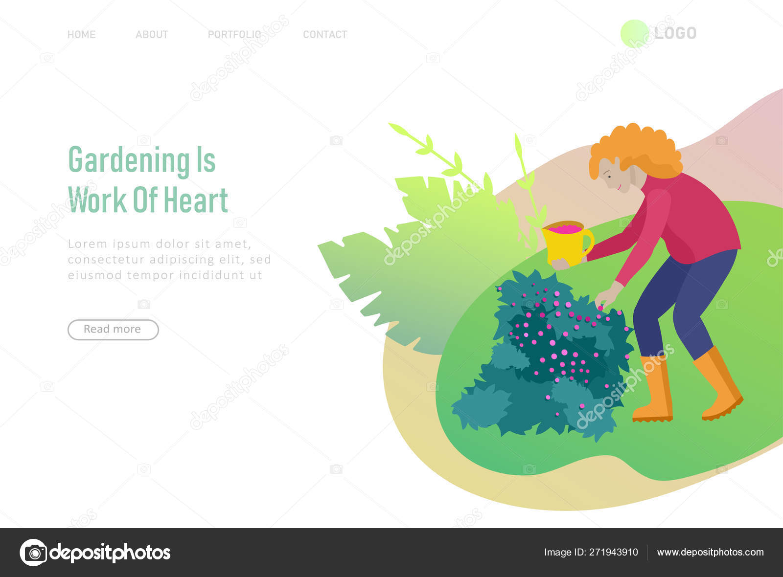 Harvesting and gardening people doing farming and garden job, pick ...