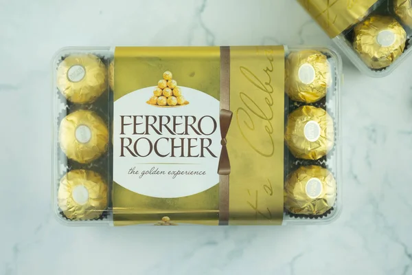 Bangkok Thailand March 2024 Ferrero Rocher Chocolates Crunchy Wafer ...