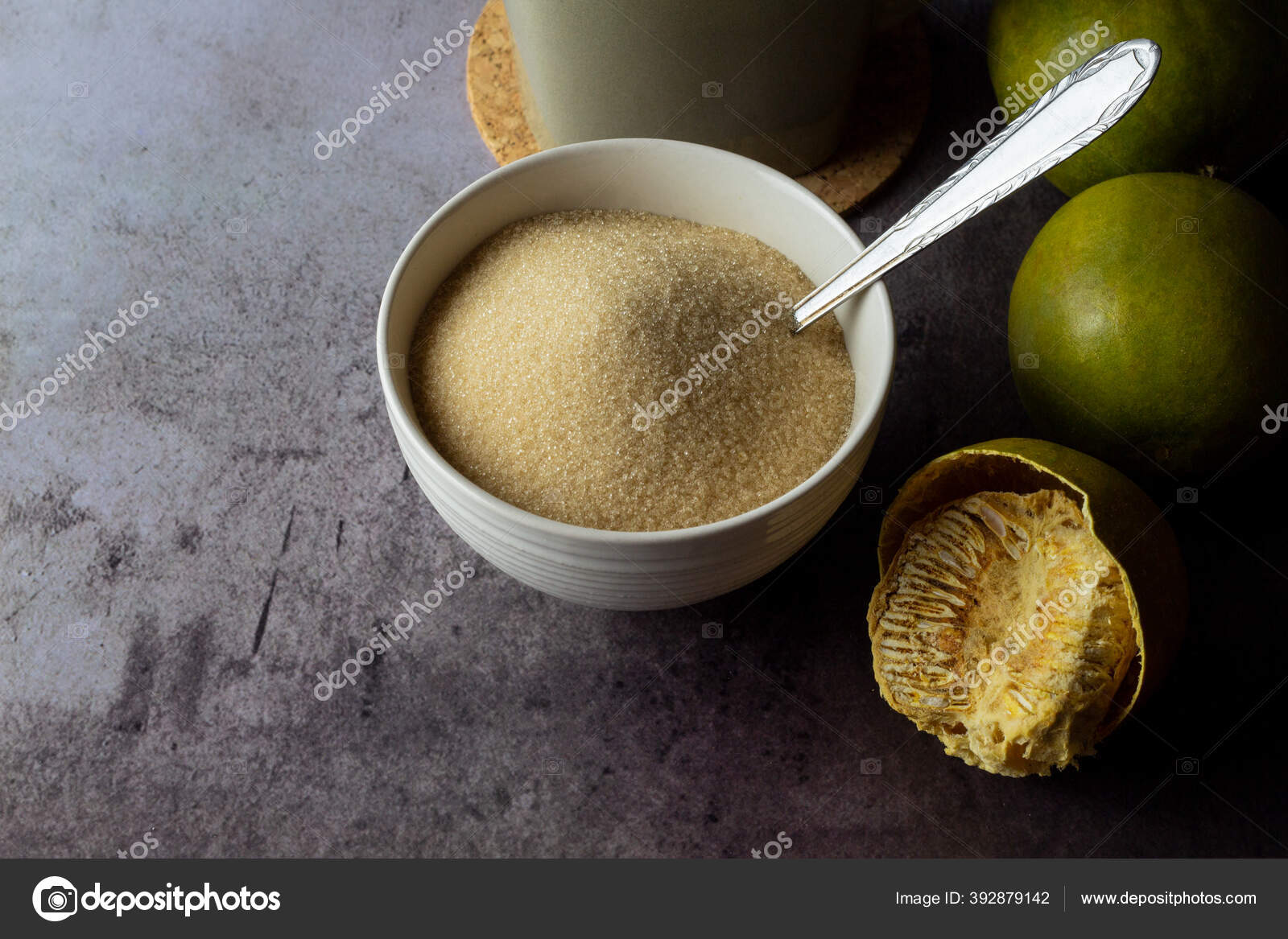 Dried Monk Fruit Luo Han Guo Monk Fruit Sugar Crystals Stock Photo by ...