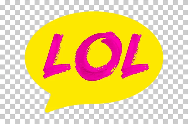 Lol Word Pop Art Style Colorful Vector Illustration Stock Vector Image ...