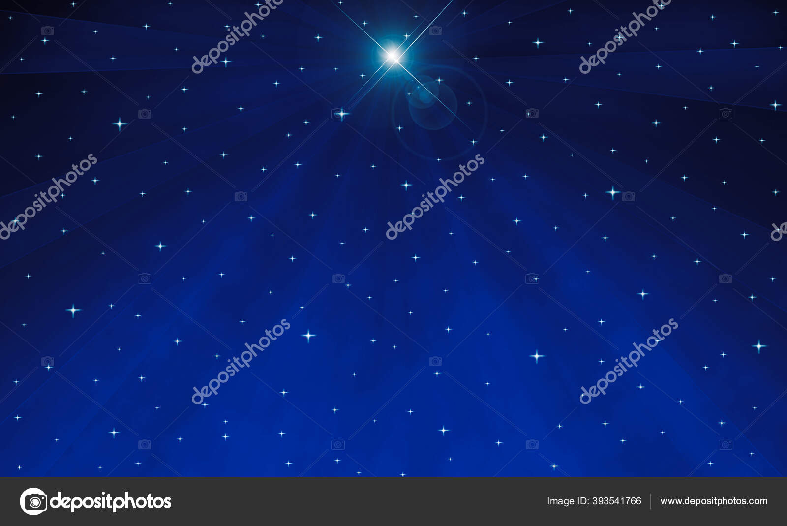 Blue Background Comet Star Light Beam Night Sky Stock Photo by ©Lukbar ...