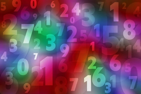 Watercolor Numbers Background Seamless Pattern Stock Photo by ©Lukbar ...