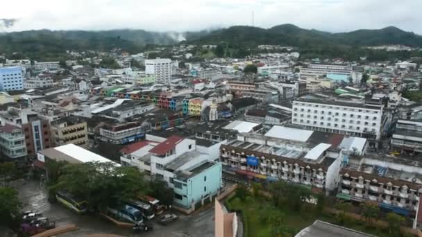 Yala Thailand August Aerial View Landscape Cityscape Traffic Road ...