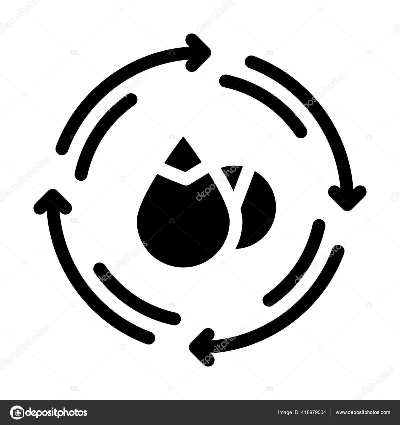 Crop rotation glyph icon vector black illustration Stock Vector by ...