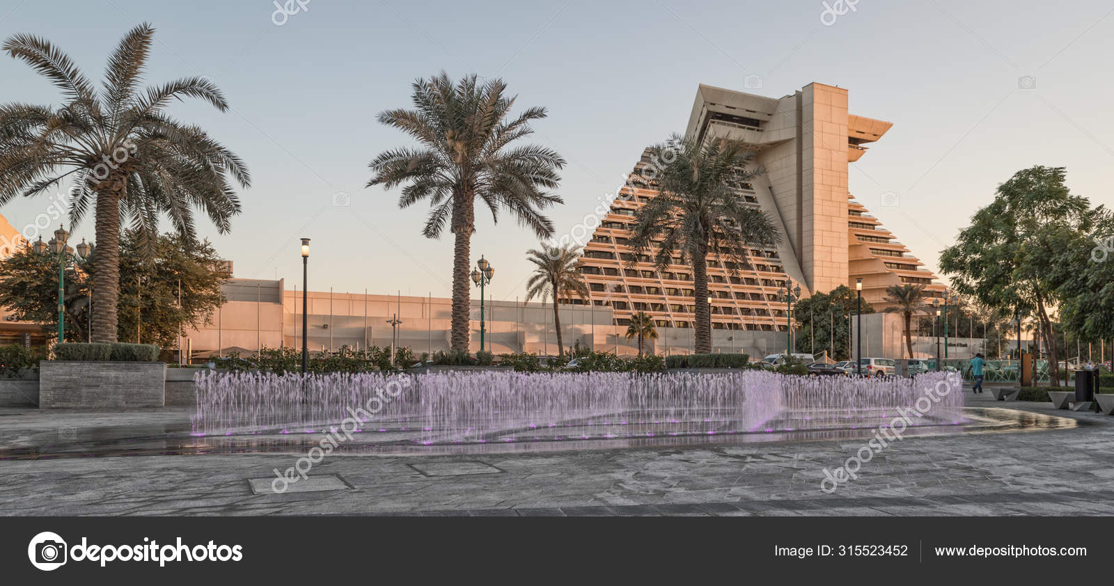 Doha Qatar January 2017 Sheraton Doha Hotel Exterior Daylight View ...