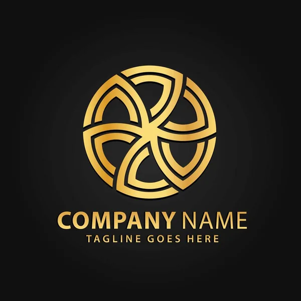 Logos de oro imágenes de stock de arte vectorial | Depositphotos