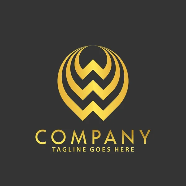 Logos de oro imágenes de stock de arte vectorial | Depositphotos