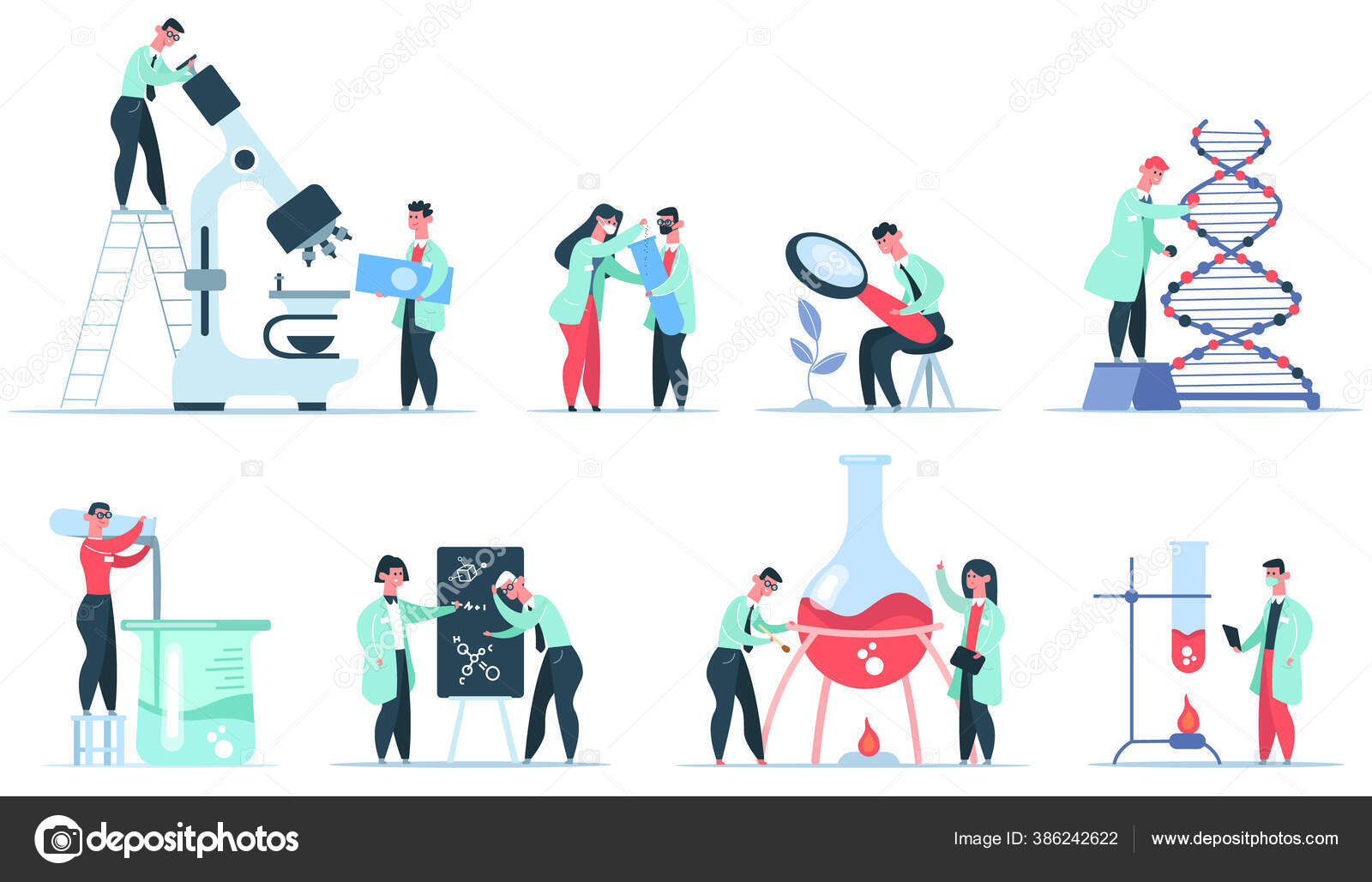 Laboratory scientist. Science research, clinic microbiology ...