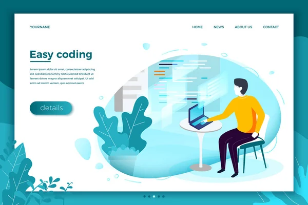 100,000 Website template computer Vector Images | Depositphotos